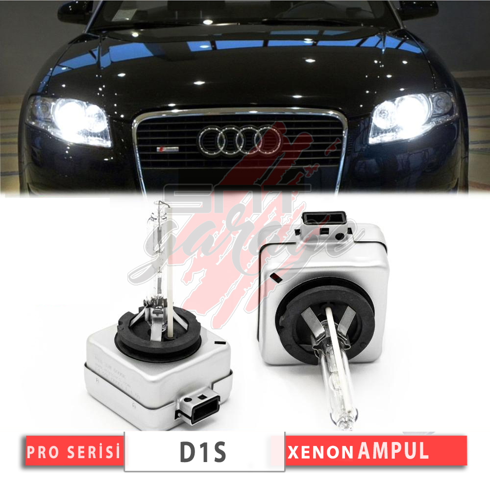 Audi A4 B7 Kısa Far Ampulü D1S Xenon 2004-2007 8000K %60 Daha Fazla Işık Spechton (Orijinal ...